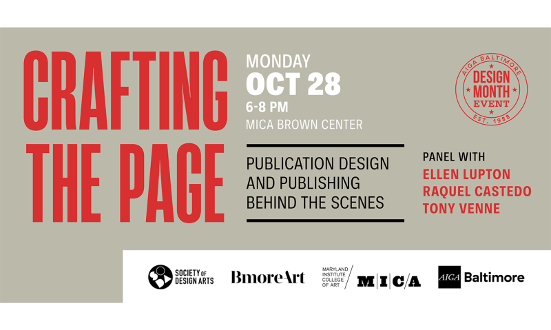 AIGA Baltimore Design Month: Crafting the Page - AIGA BaltimoreAIGA ...