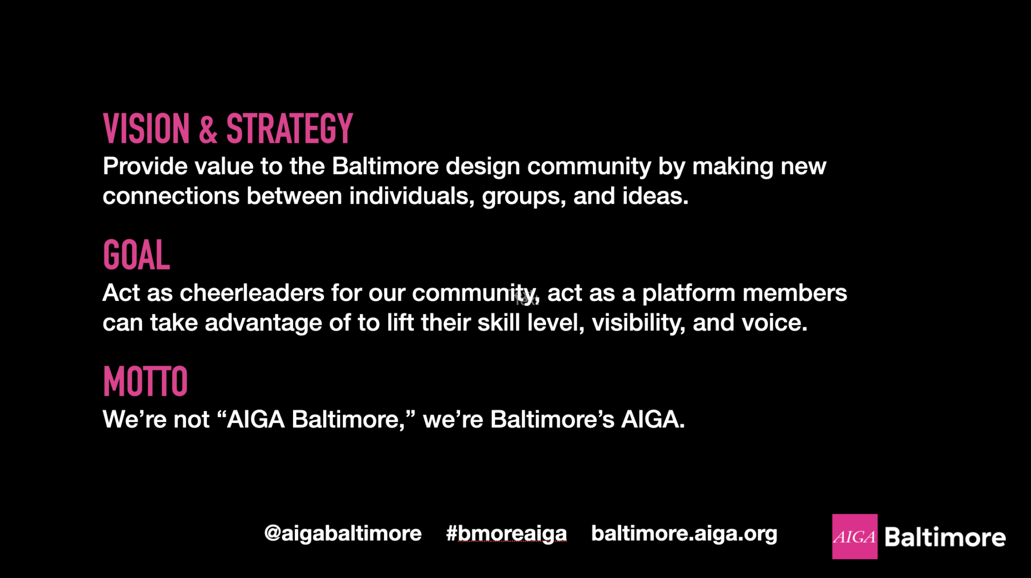Reconnected: January 2021 Community Meeting Recap - AIGA Baltimore