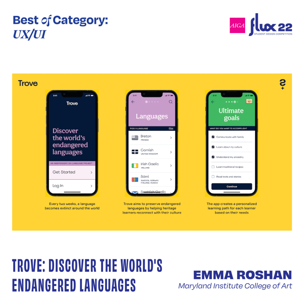 2022 Flux Student Design Competition Winners - AIGA Baltimore